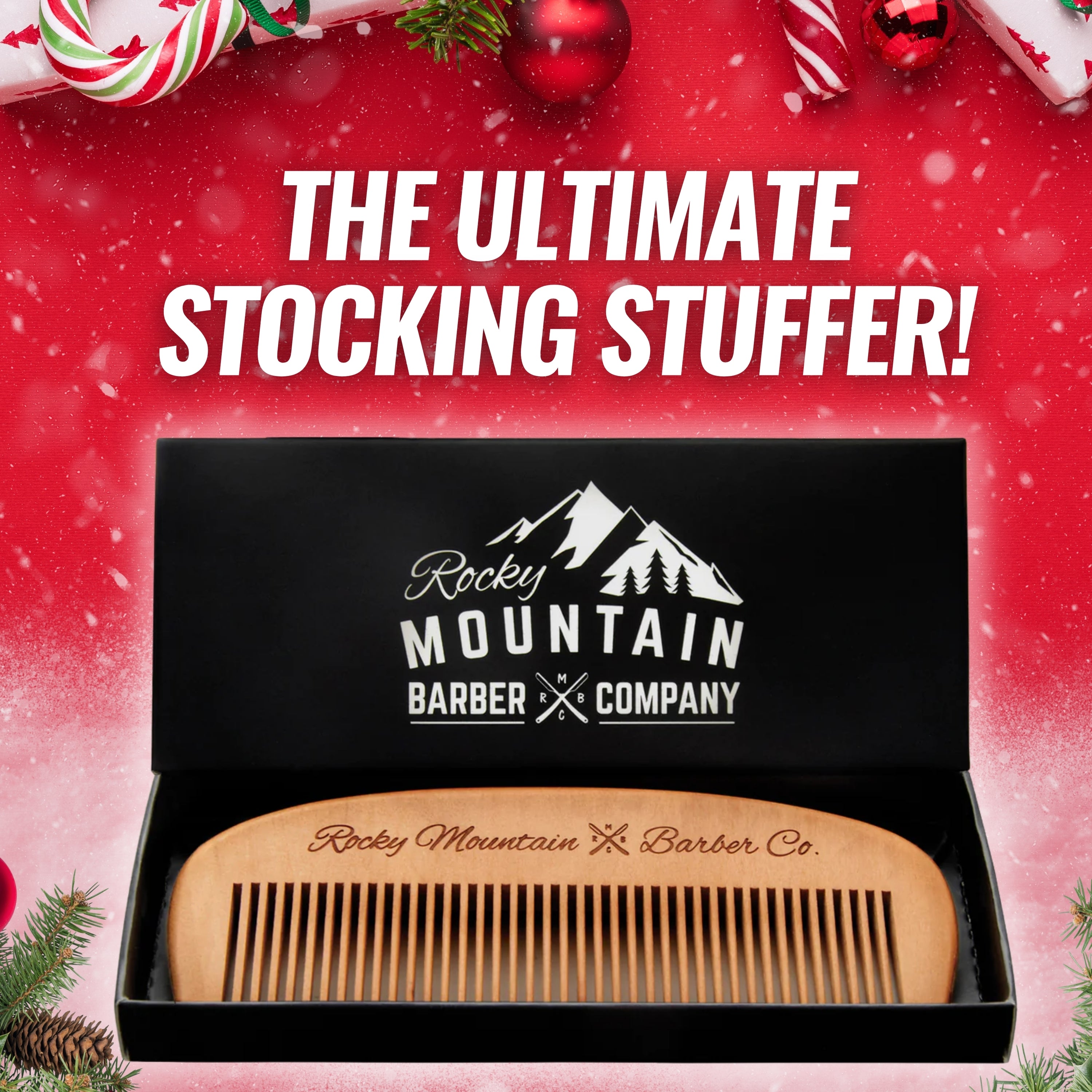 Men's Pearwood Comb | Rocky Mountain Barber Company