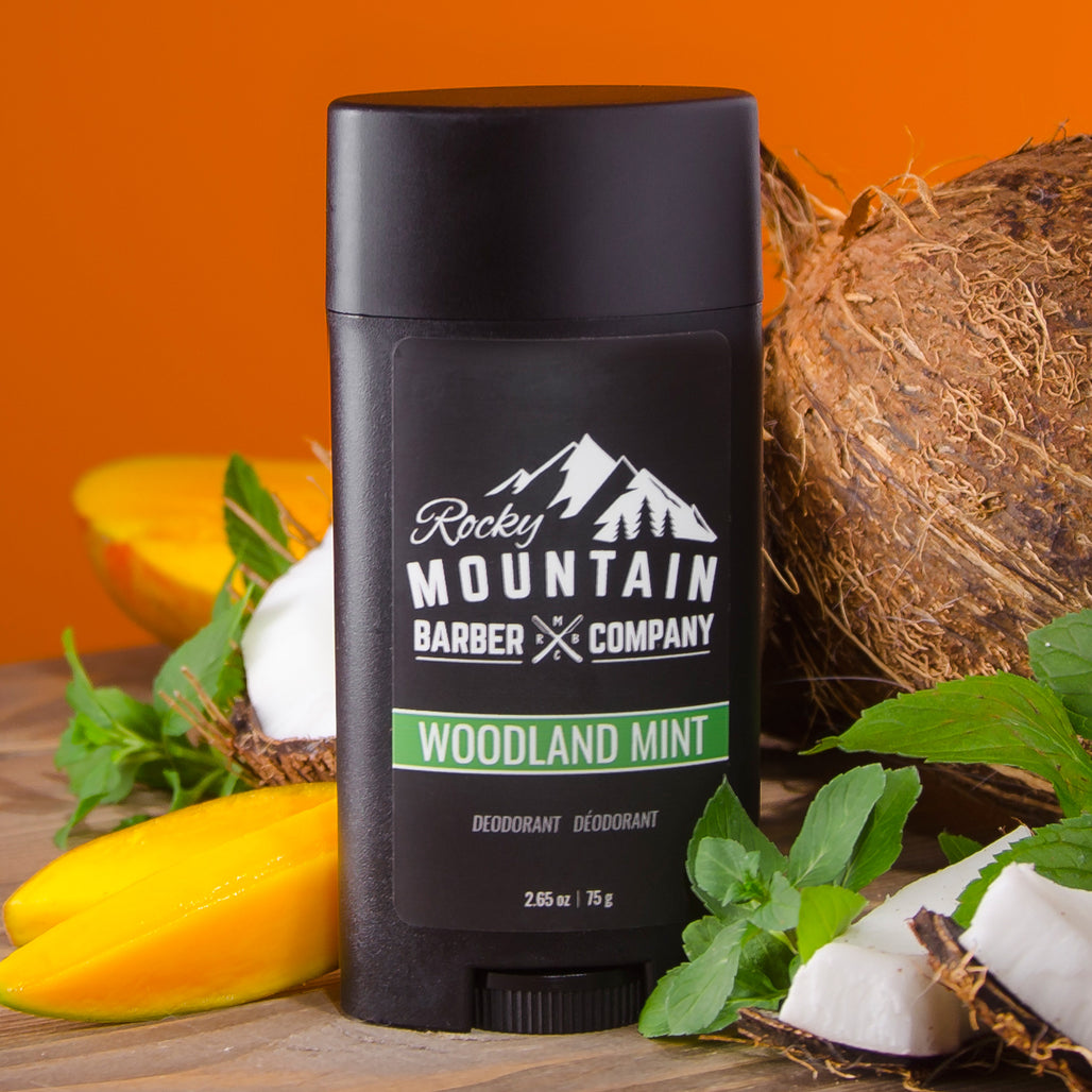Woodland Mint Natural Deodorant | Rocky Mountain Barber Company